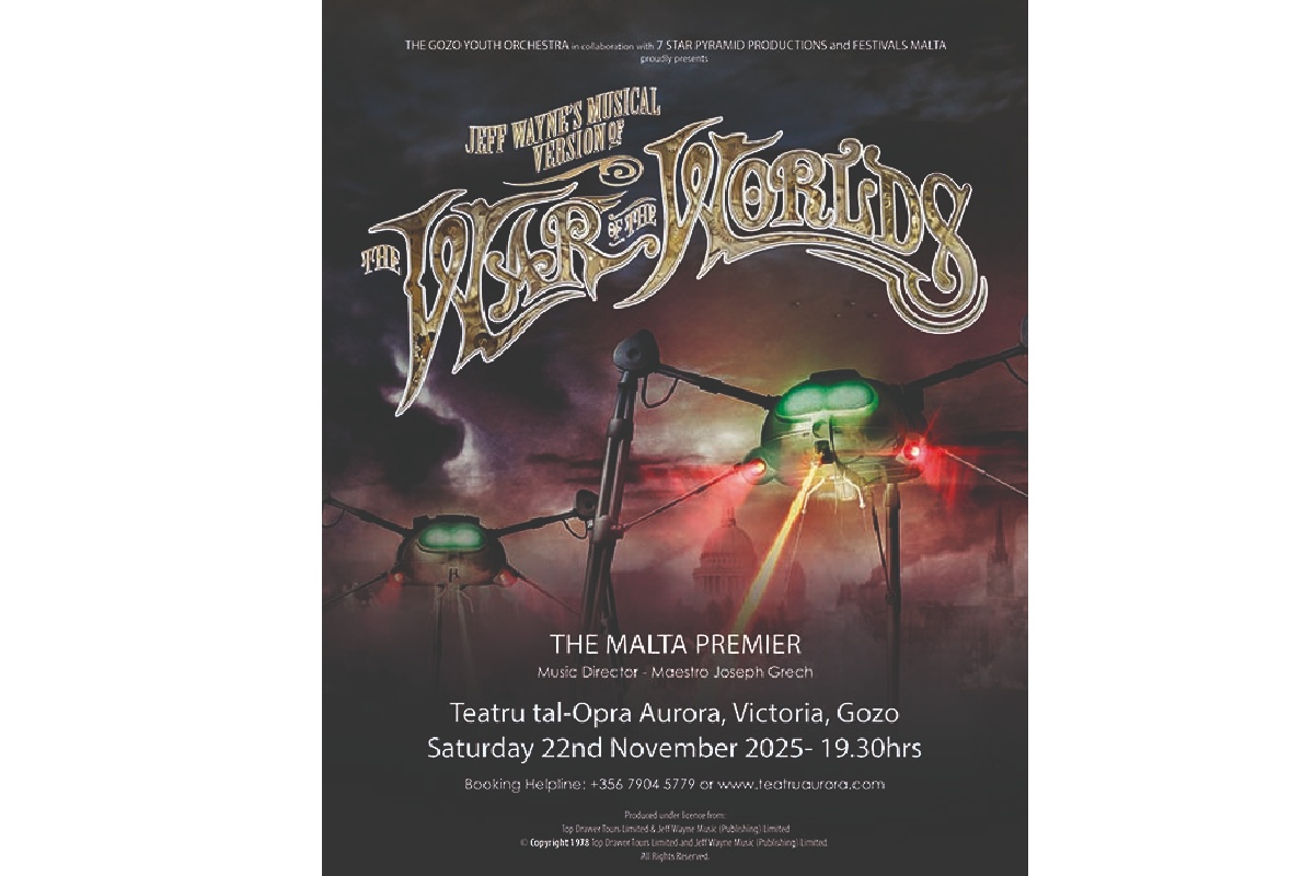 Malta premiere of Jeff Wayne’s musical version of ‘The War of the ...